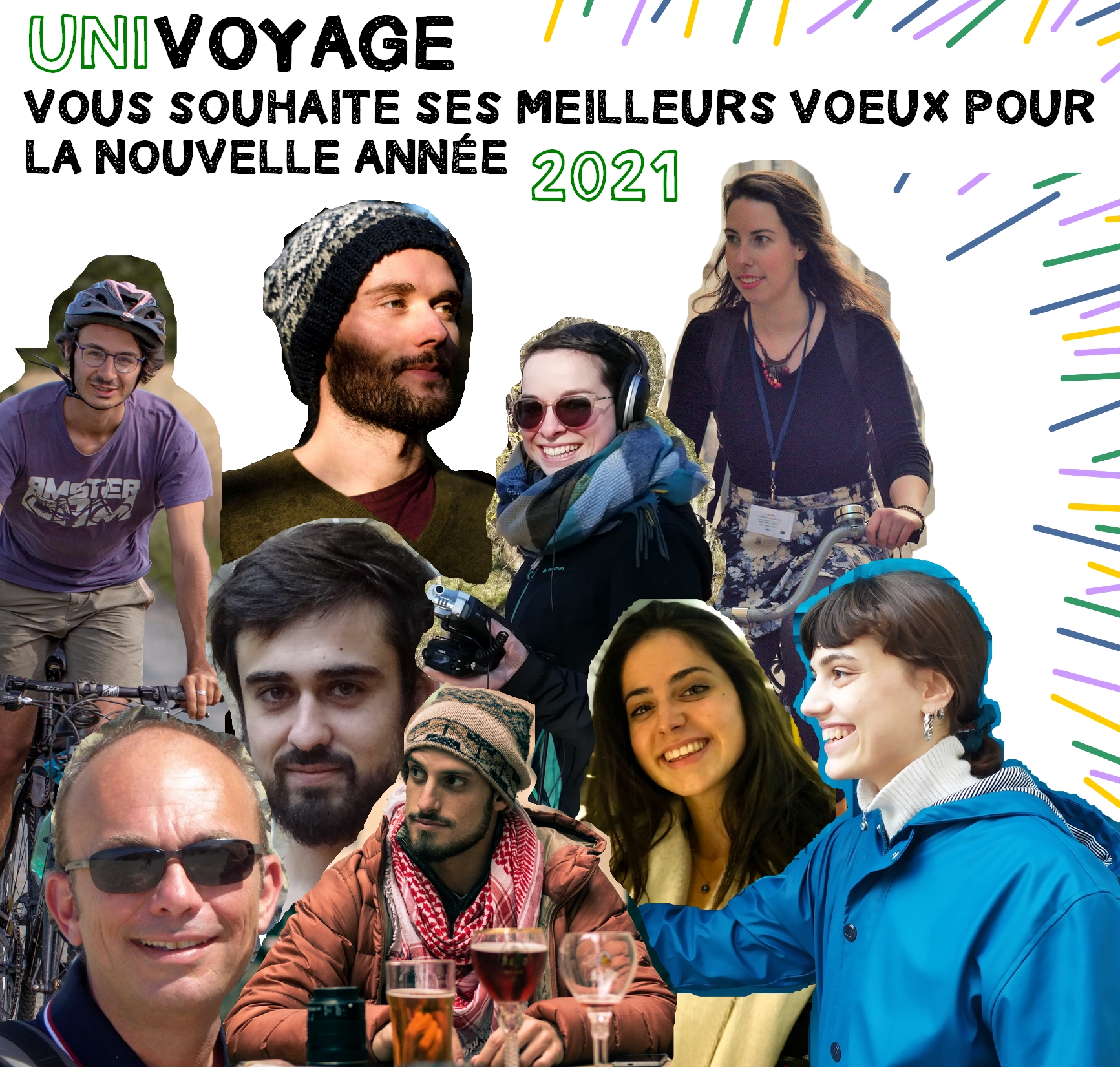 Bonne année ! Univoyage vous souhaite ses meilleurs voeux pour 2021